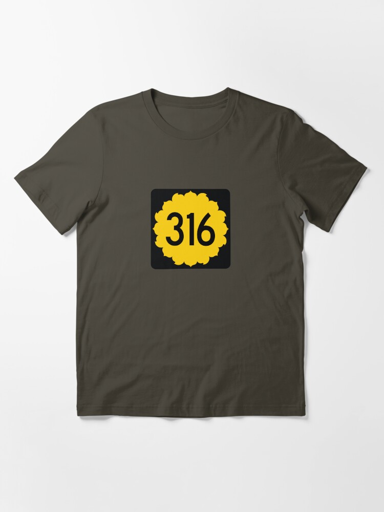 "Kansas State Route 316 (Area Code 316)" T-shirt by SRnAC | Redbubble