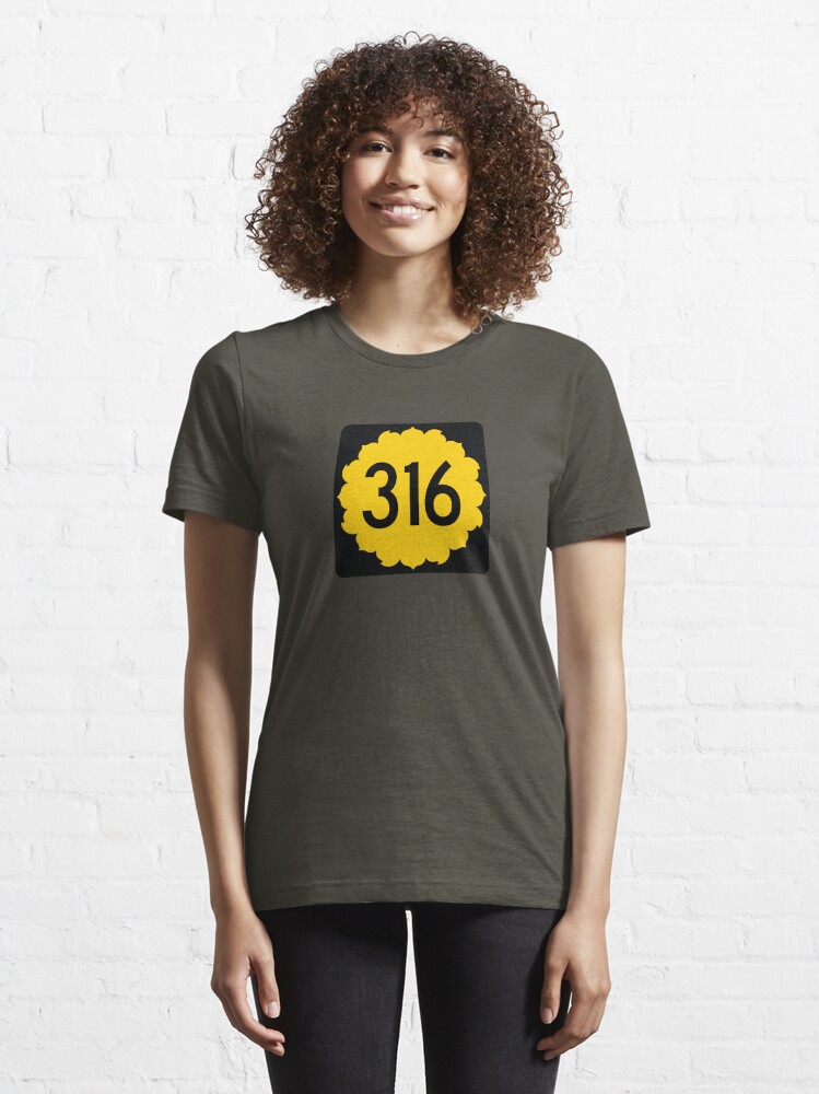 "Kansas State Route 316 (Area Code 316)" T-shirt by SRnAC | Redbubble