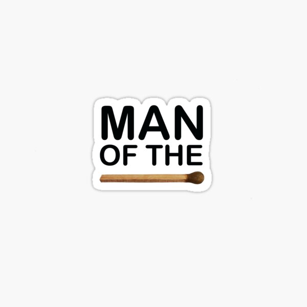 "man of the match" Sticker for Sale by peexs | Redbubble