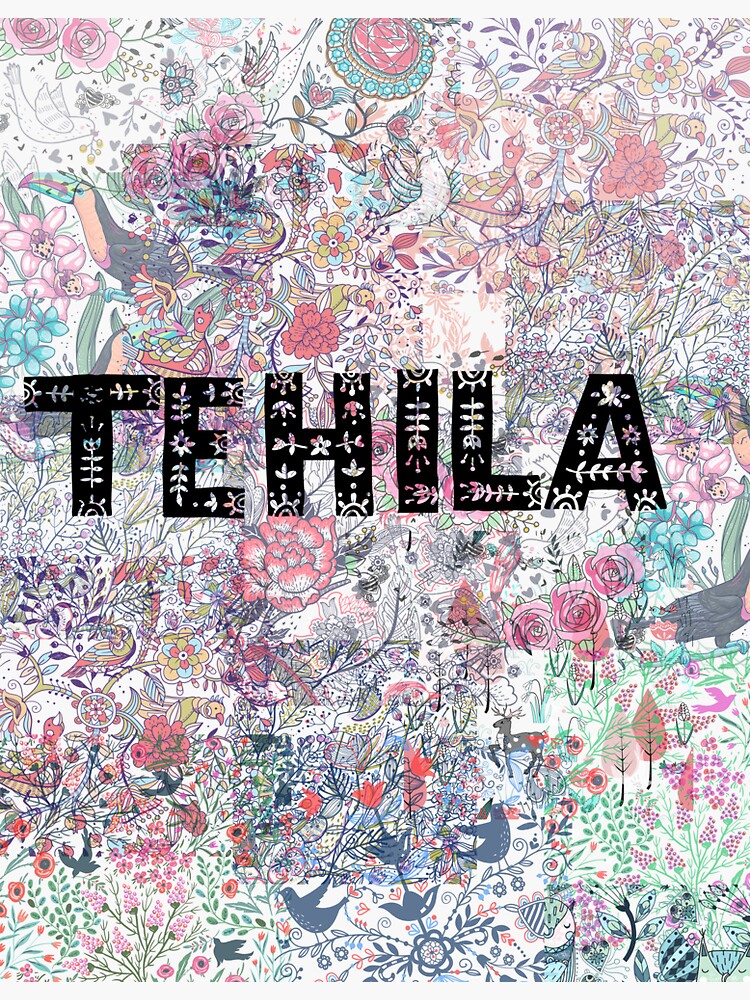 "tehila flowers" Sticker for Sale by DADAZ06 | Redbubble