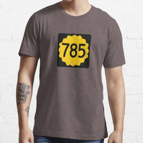 "Kansas State Route 785 (Area Code 785)" T-shirt by SRnAC | Redbubble
