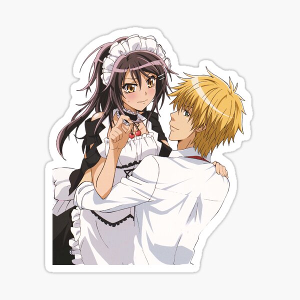 "Maid sama sticker I" Sticker for Sale by Anime-Dude | Redbubble