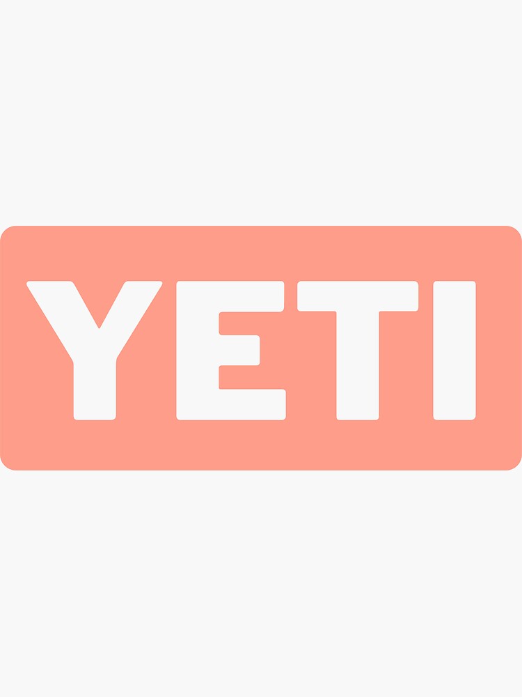 "Yeti Sticker" Sticker for Sale by brookehend | Redbubble