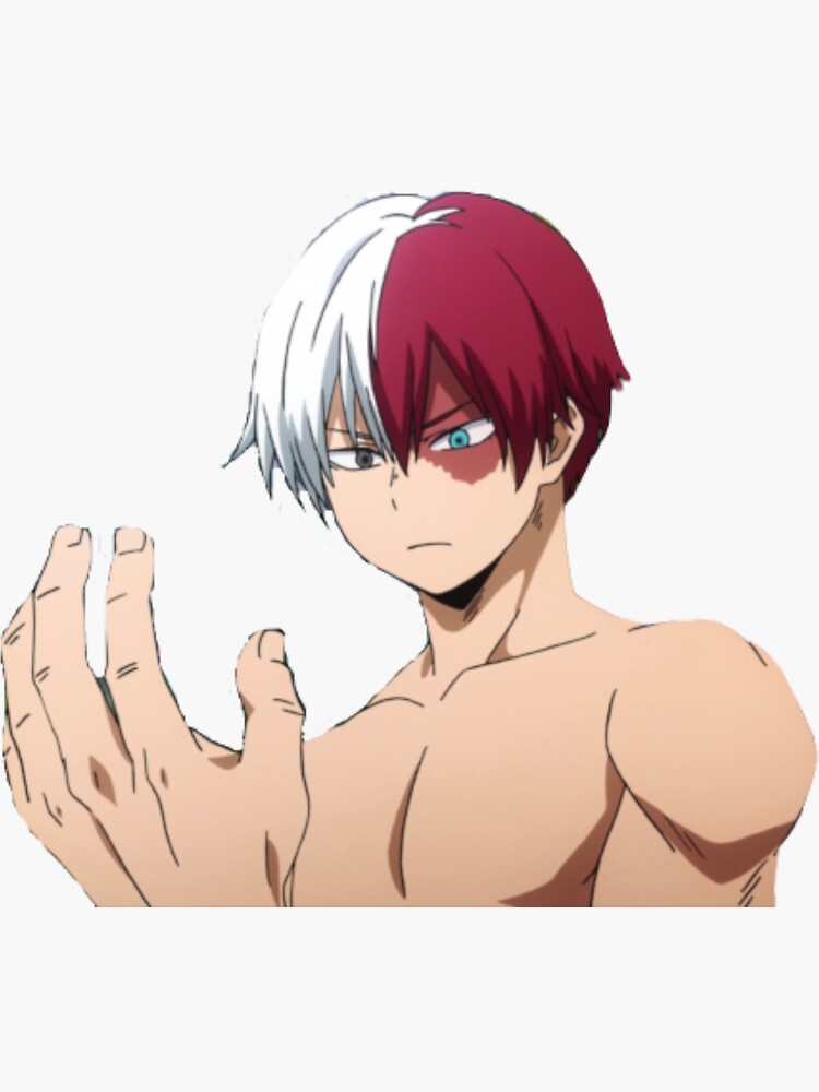 "todoroki's magnificent hand" Sticker by adrianadn | Redbubble
