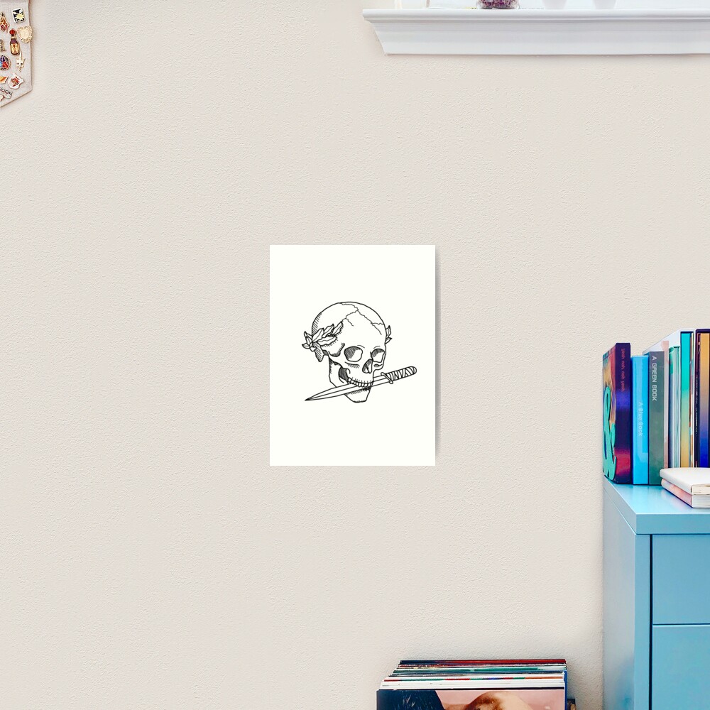 "arditi skull" Art Print by SADBOI | Redbubble