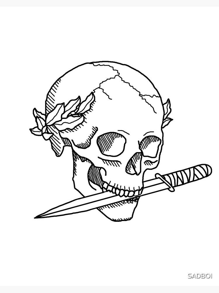 "arditi skull" Art Print by SADBOI | Redbubble
