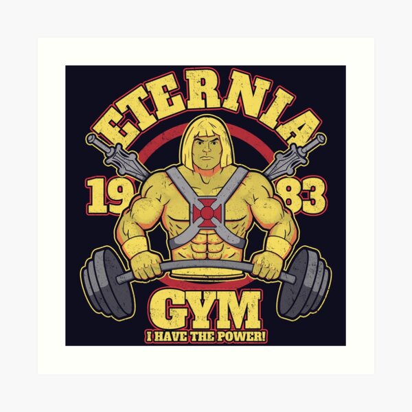 "Eternia Gym" Art Print for Sale by jozvozdesign | Redbubble