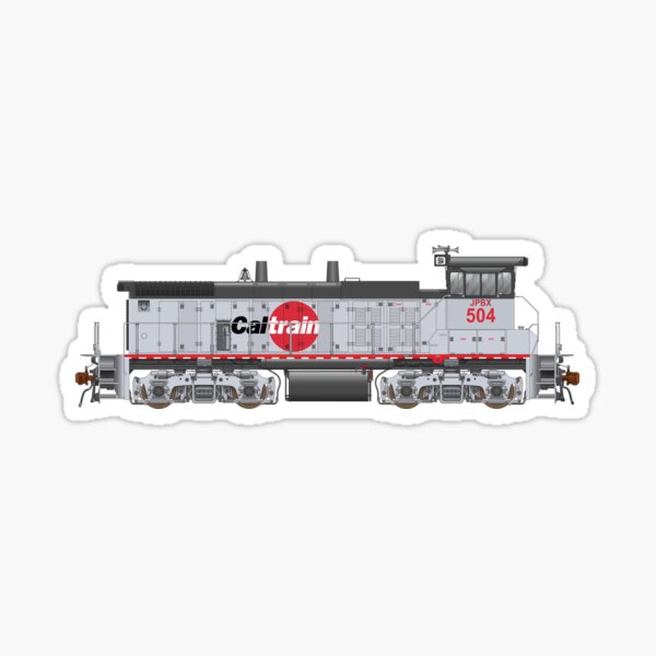 "Caltrain MP15 504" Sticker for Sale by kevinne | Redbubble