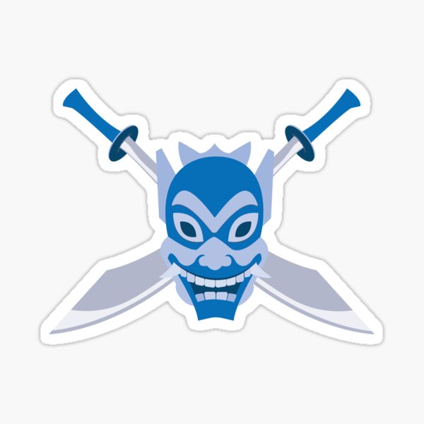"Zuko's blue spirit" Sticker for Sale by carabeara | Redbubble
