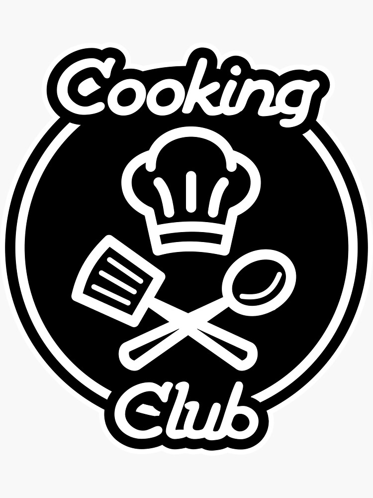 "Cooking Club" Sticker by Feelklin | Redbubble