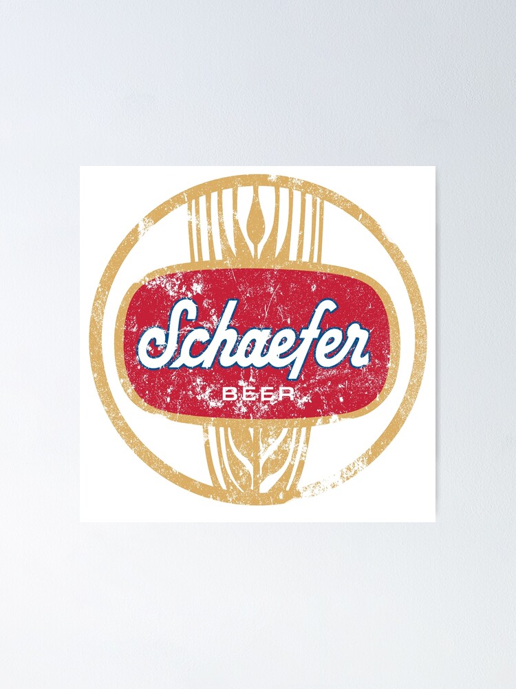"Schaefer Beer" Poster by Retrorockit | Redbubble