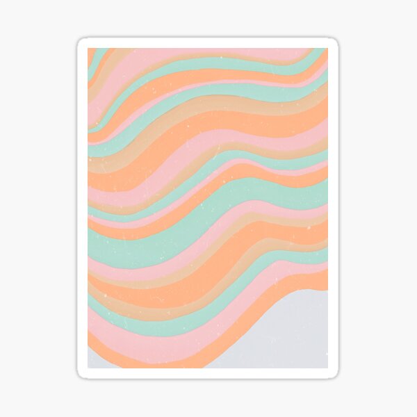 "Rainbow Vsco Background Print Face Mask" Sticker for Sale by ...