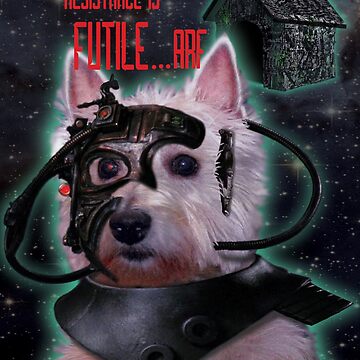 "Borg Dog" Active T-Shirt for Sale by erictj62 | Redbubble