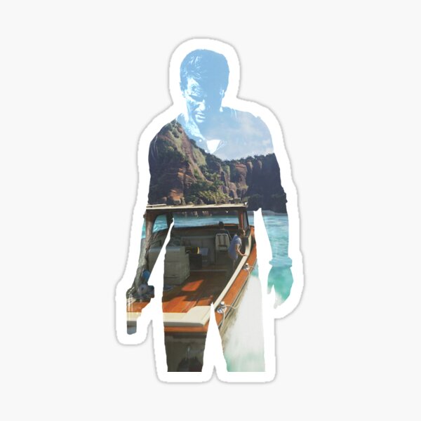 "Nathan Drake Uncharted" Sticker for Sale by Savleub | Redbubble