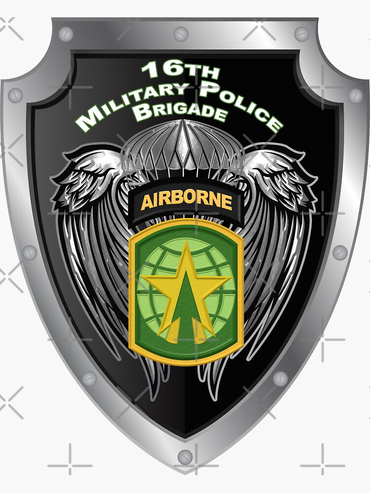 "16th Military Police Brigade " Sticker by SoldierAlways | Redbubble