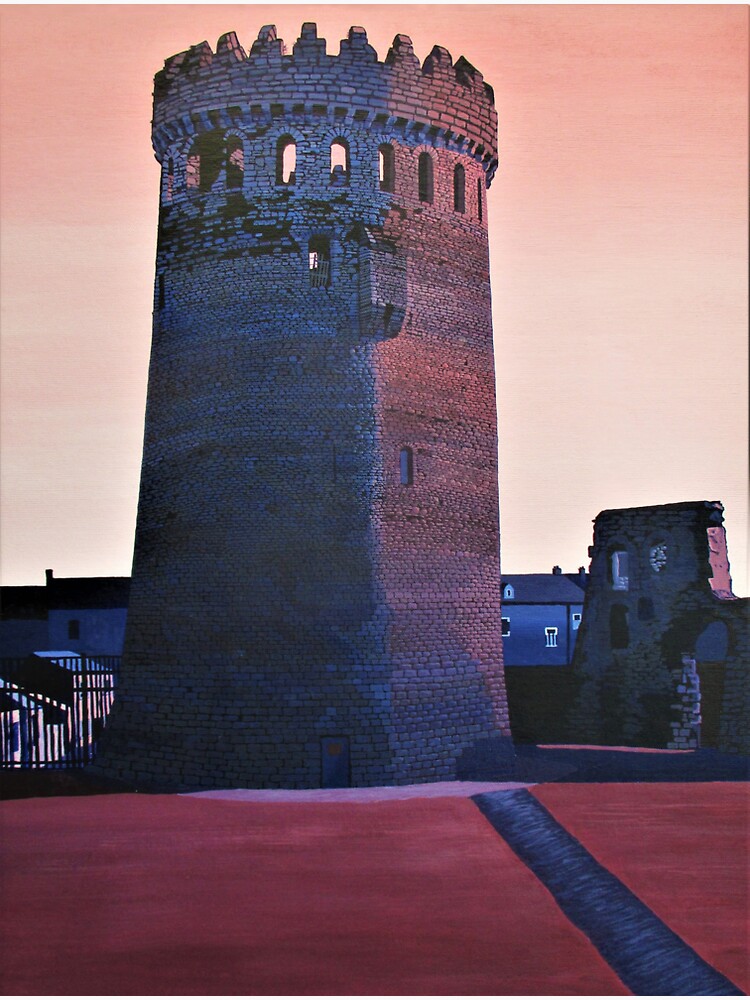 "Nenagh Castle" Sticker by eastcorkpainter | Redbubble