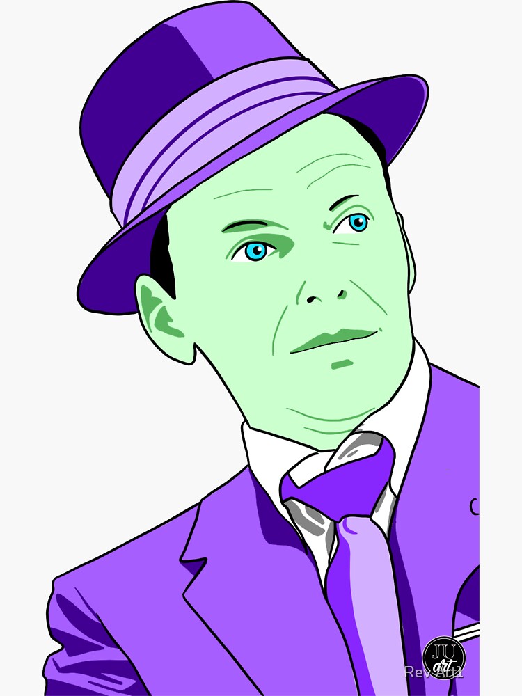 "Frank Sinatra " Sticker by HotBoxCrew | Redbubble
