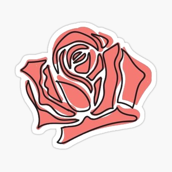 "LANY Rose" Sticker by jennaxgee | Redbubble