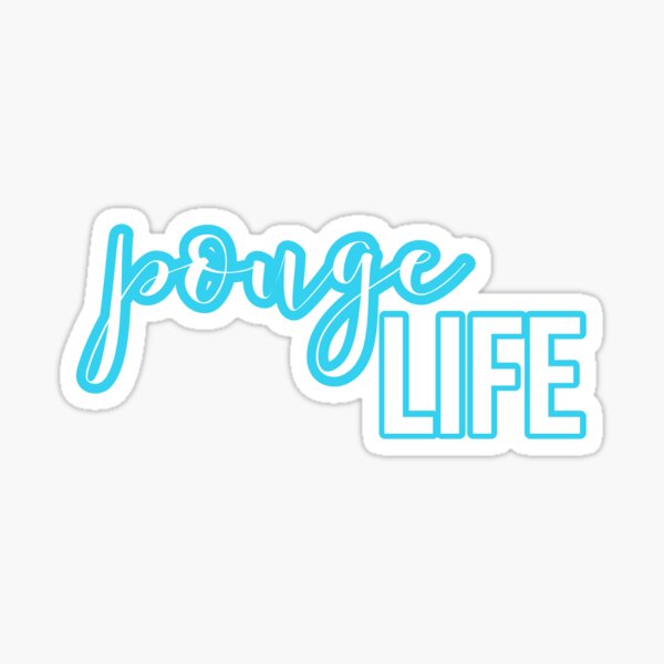 "Obx Pouge Life Sticker" Sticker by carsonmcampbell | Redbubble