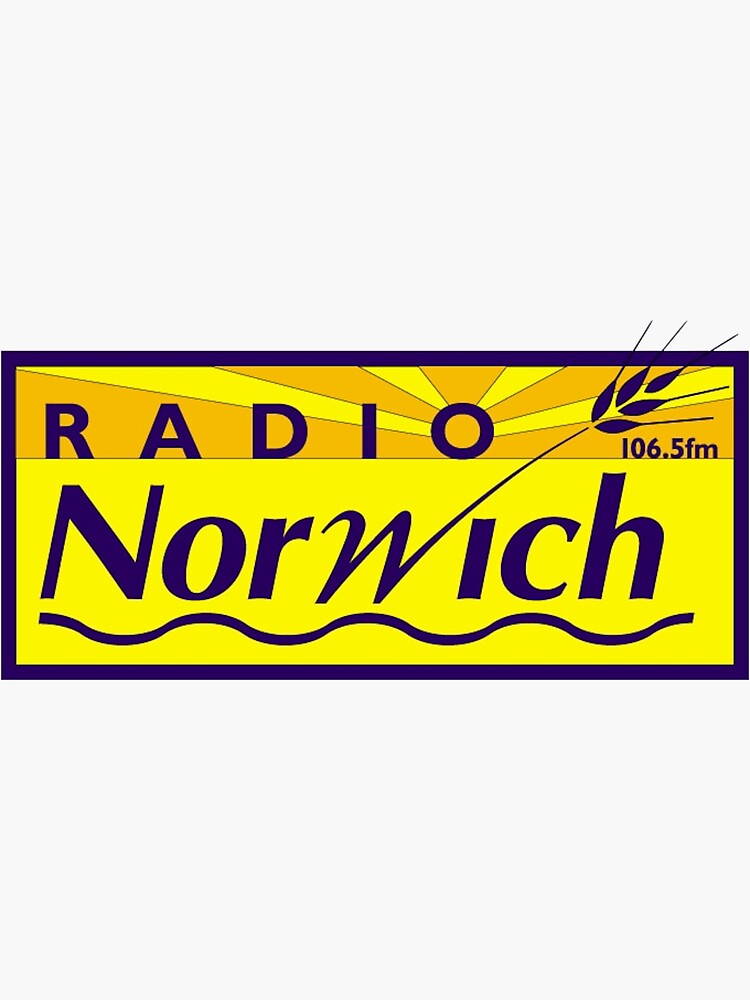 "Alan Partridge - Radio Norwich" Sticker by NoHomers | Redbubble
