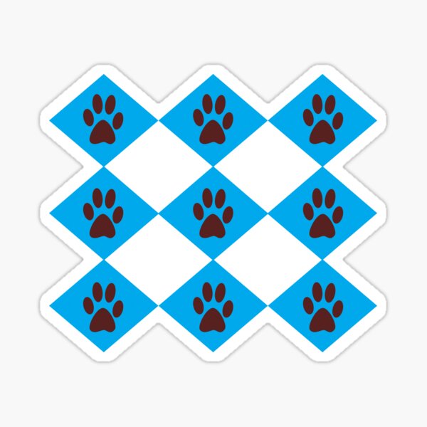"Cute Brown Paw Print cats dogs " Sticker for Sale by StellaShop ...