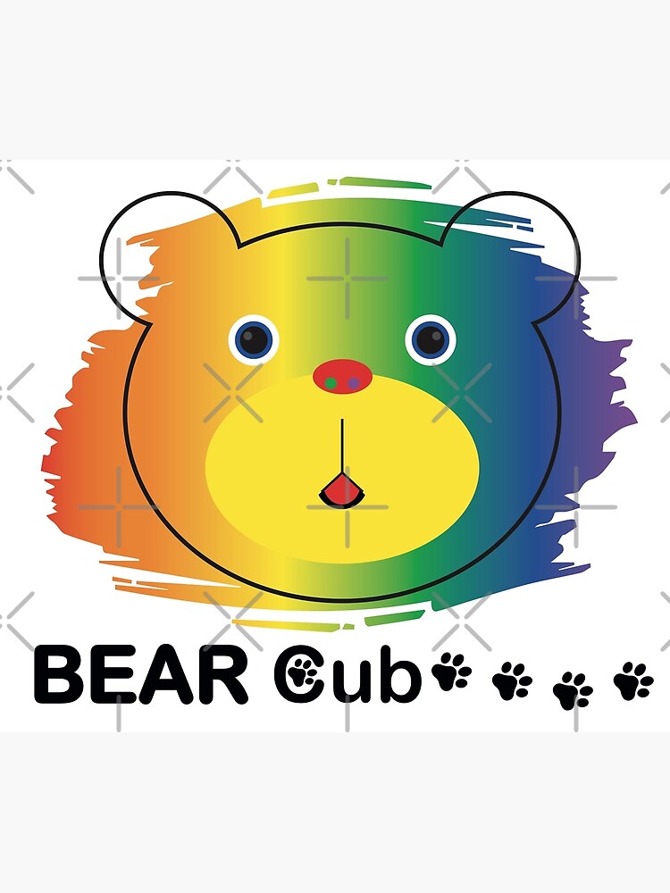"Bear Cub Pride" Poster by BEARBUM | Redbubble