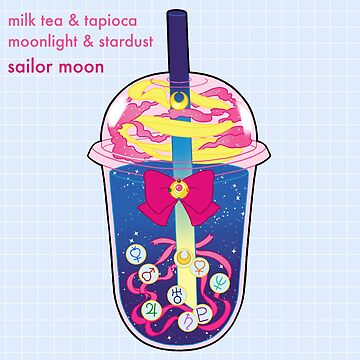 "Sailor Moon Boba Grid" Coasters (Set of 4) for Sale by murrmoonlm ...