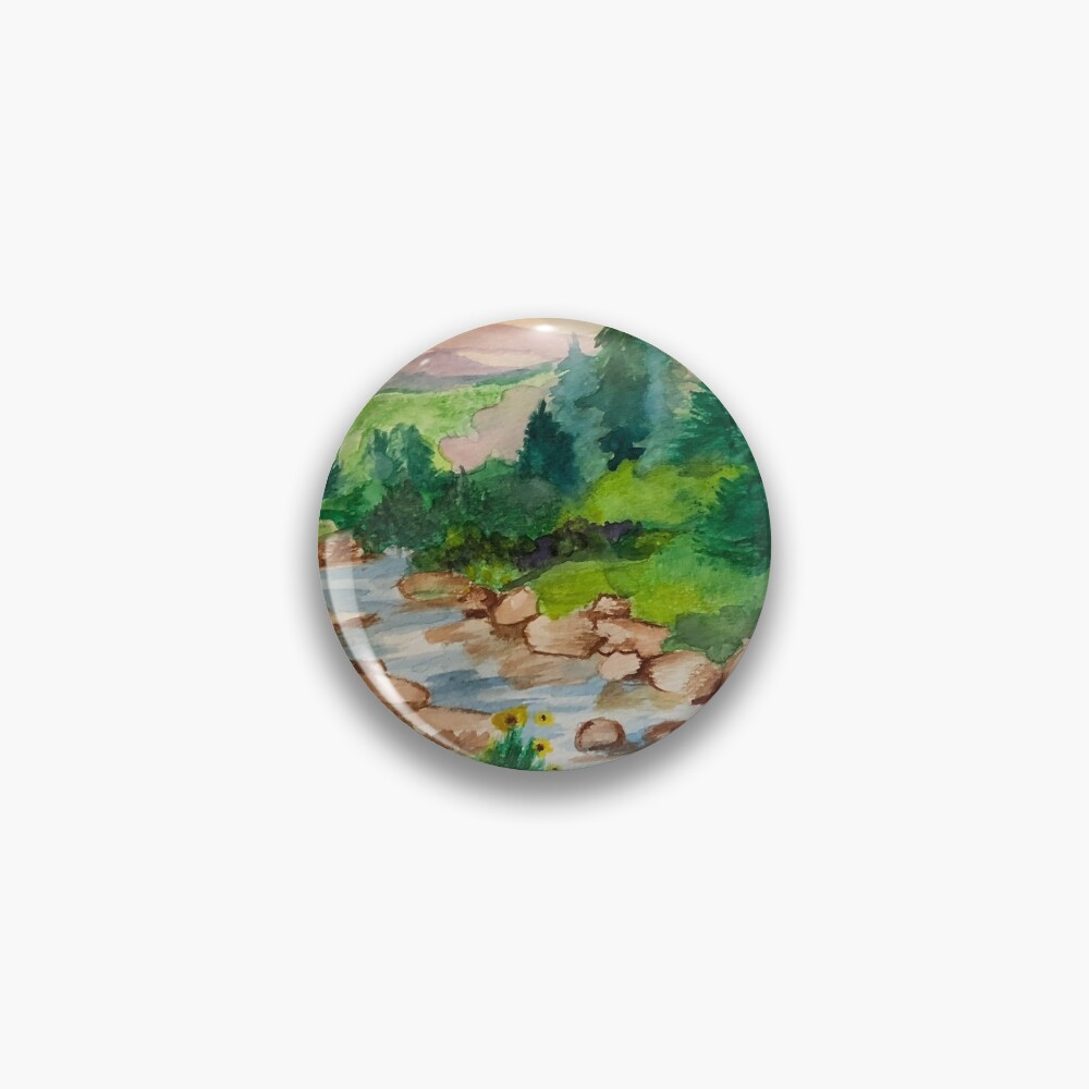 "Watercolor lake " Sticker for Sale by Jenna Cuomo | Redbubble