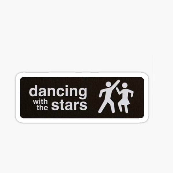 "DWTS x The Office Sign" Sticker for Sale by ceaxx | Redbubble