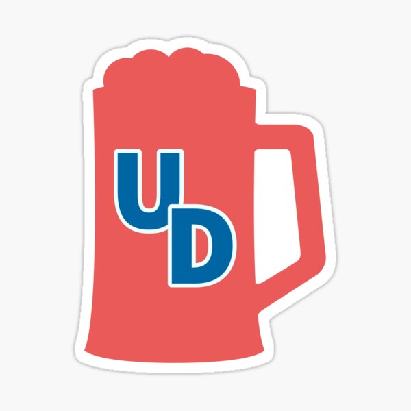 "UD Mug " Sticker for Sale by kbbark | Redbubble