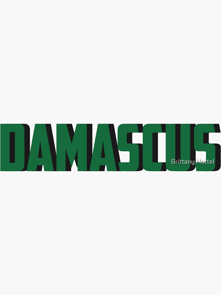 "Damascus" Sticker by brittanyh23 | Redbubble