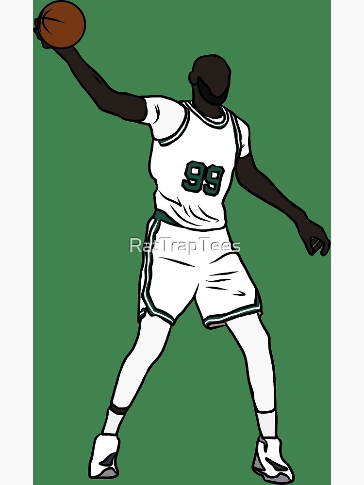 "Tacko Fall Posting Up" Poster by RatTrapTees | Redbubble