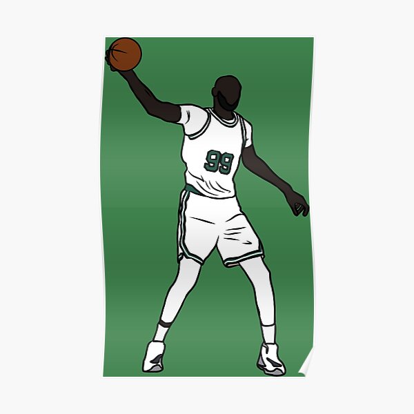 "Tacko Fall Posting Up" Poster by RatTrapTees | Redbubble