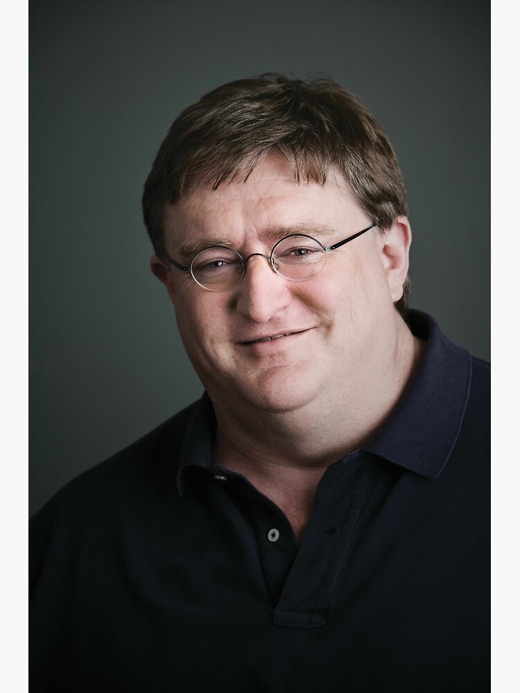 "Gabe Newell" Poster by justjake123 | Redbubble