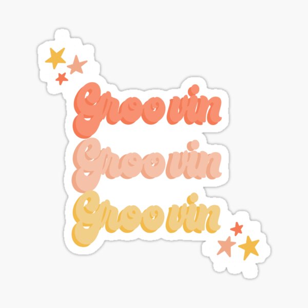 "Pinterest Groovin’ aesthetic " Sticker by KatyaTrixie | Redbubble