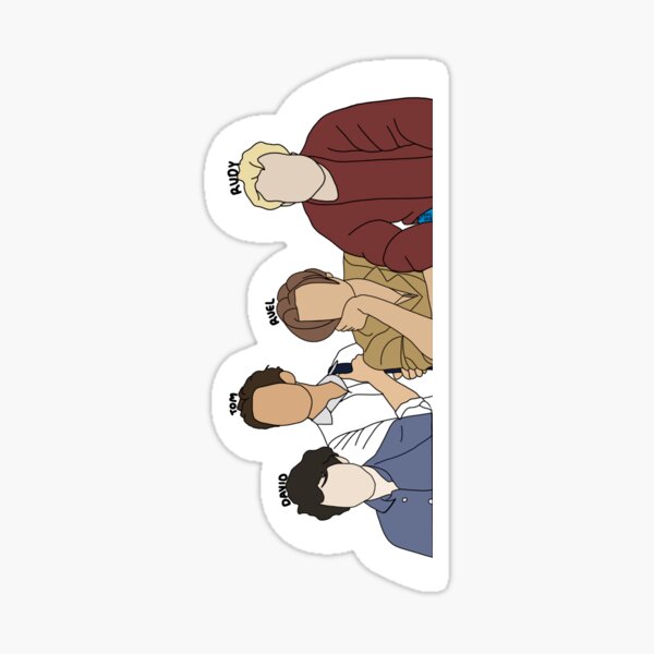 "Boy collage" Sticker by Eliebean9 | Redbubble