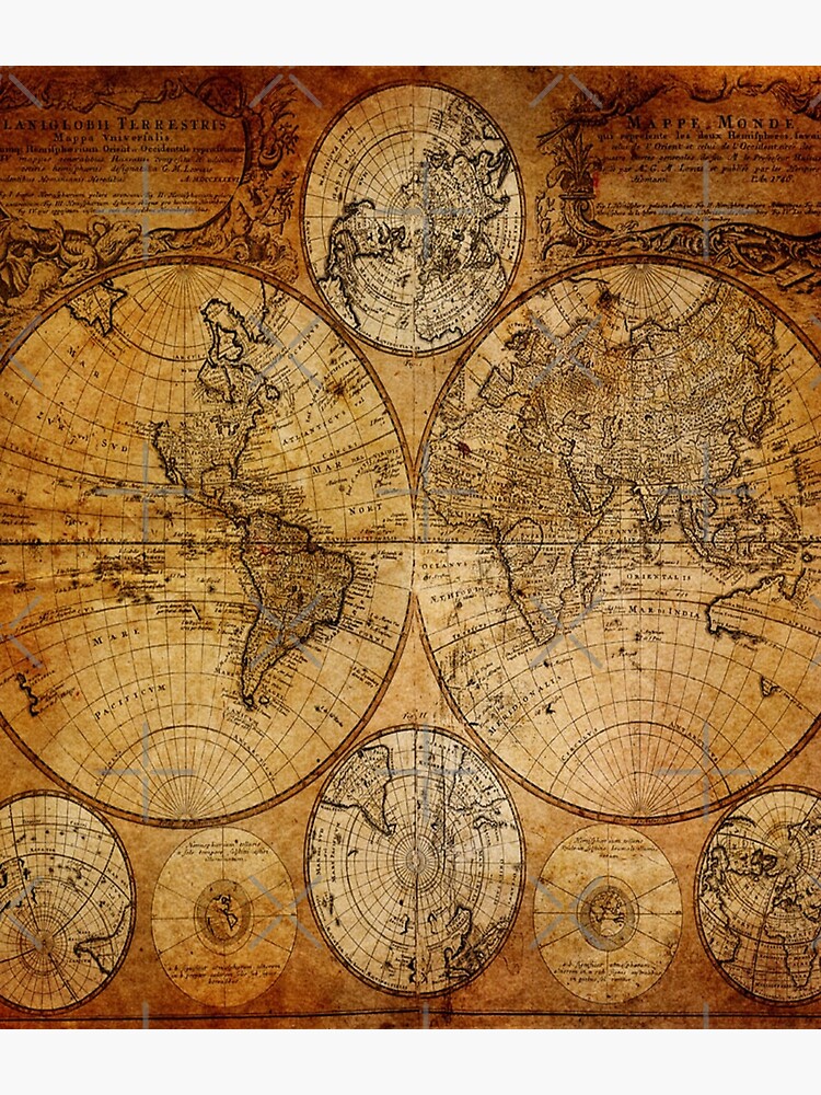 " Traveller Gifts travel souvenir vintage world map" Backpack for Sale ...