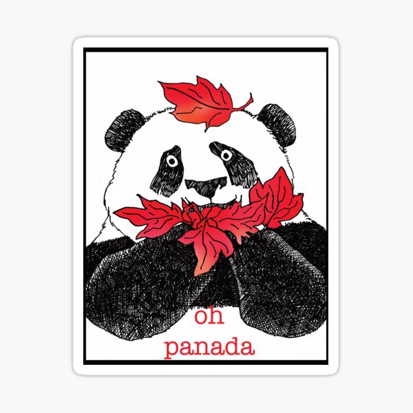 "Oh Panada" Sticker by PandaChronicle | Redbubble