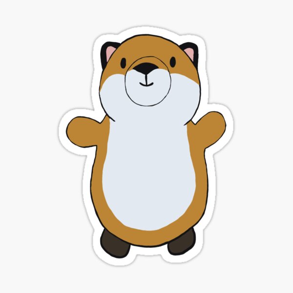 "Barticus the Fox" Sticker by wendie00 | Redbubble