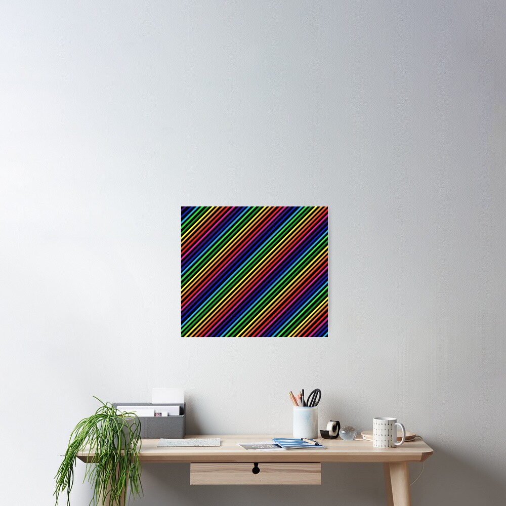 "Rainbow Rising" Poster by ALifeSavored | Redbubble