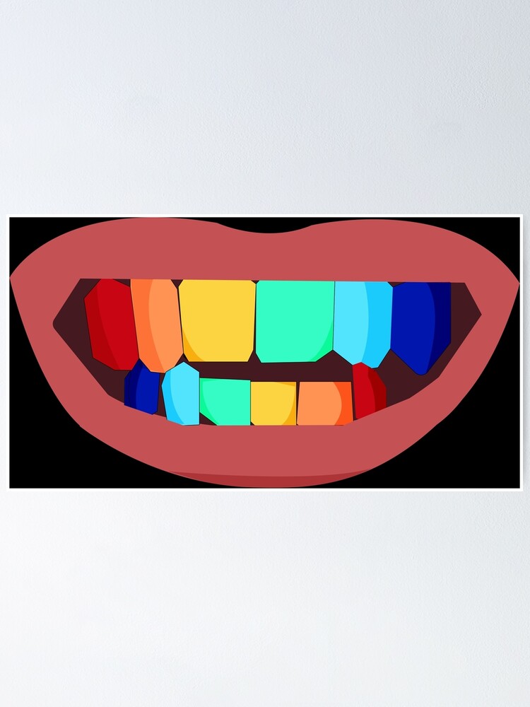 "Tekashi 69 Teeth" Poster for Sale by julismerch | Redbubble