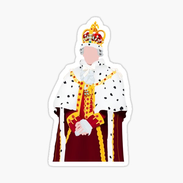 "King George Art- Hamilton Broadway" Sticker for Sale by ...