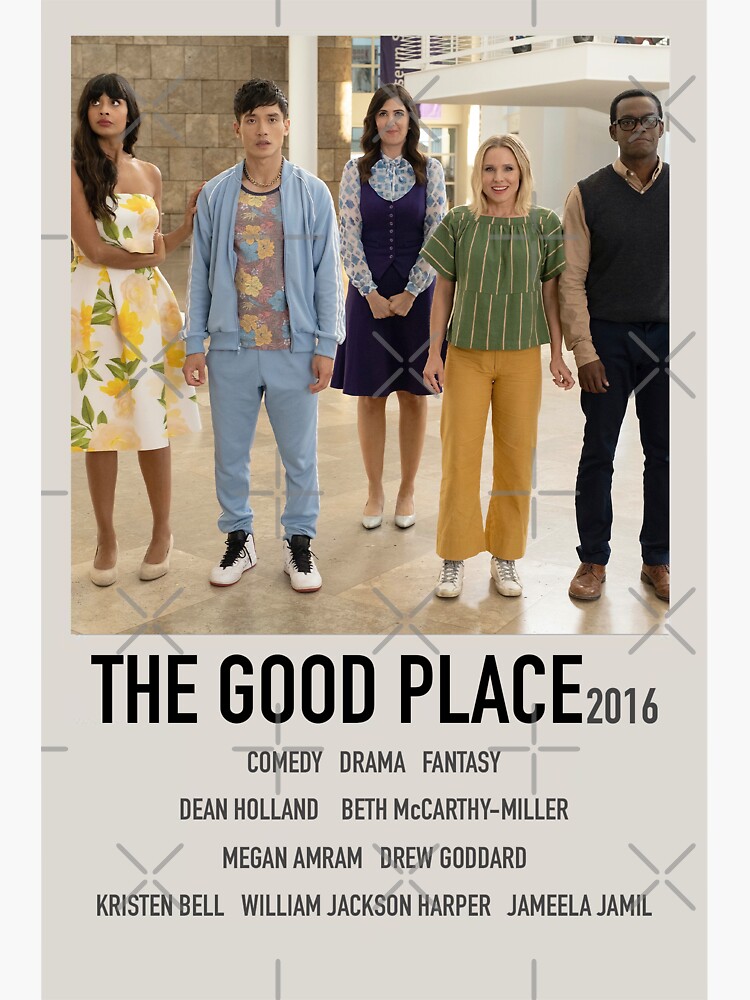 "The Good Place Minimalist Poster" Sticker for Sale by manomota | Redbubble