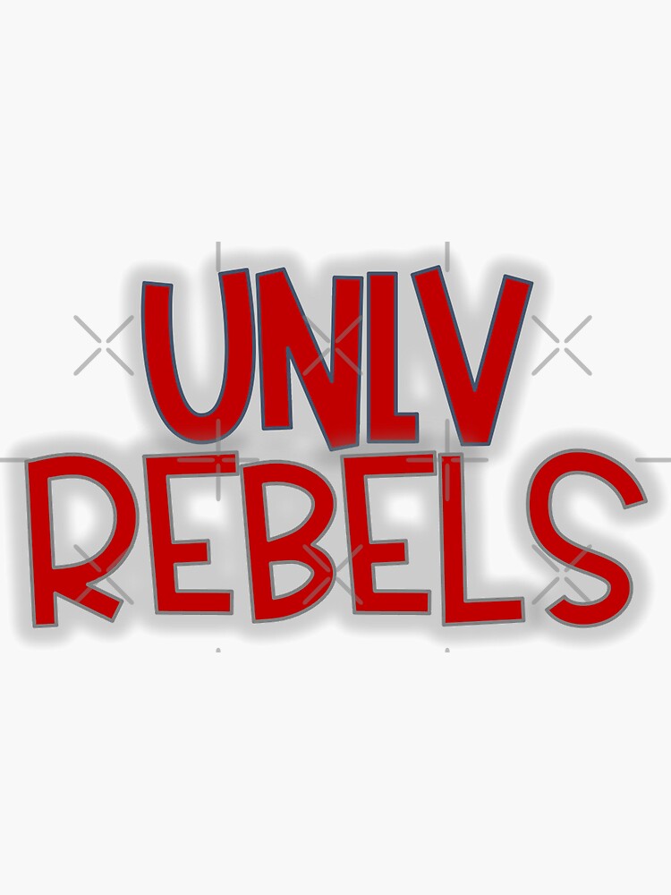 "University of Nevada Las Vegas UNLV " Sticker by sieeeeerra | Redbubble