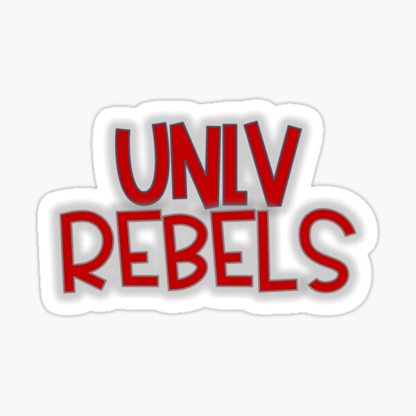"University of Nevada Las Vegas UNLV " Sticker by sieeeeerra | Redbubble