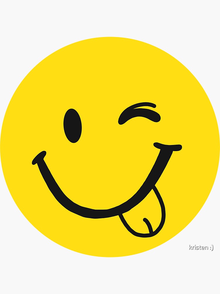 "silly face" Sticker by kristenellie7 | Redbubble
