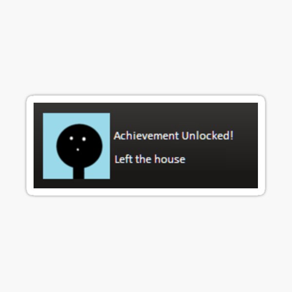Achievement Unlocked Stickers | Redbubble