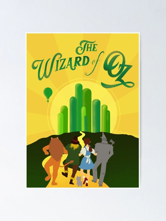 Wizard Of Oz Poster Template