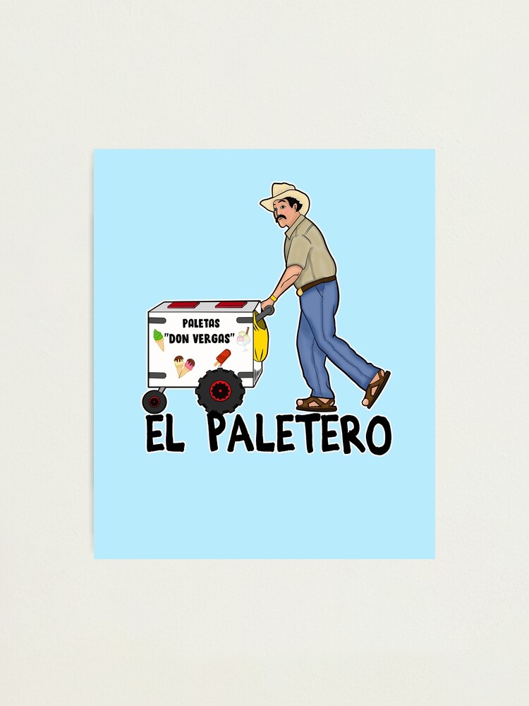 "El paletero Mexican Ice cream men " Photographic Print for Sale by ...
