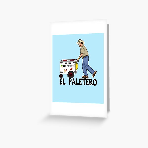 "El paletero Mexican Ice cream men " Greeting Card by Socami | Redbubble